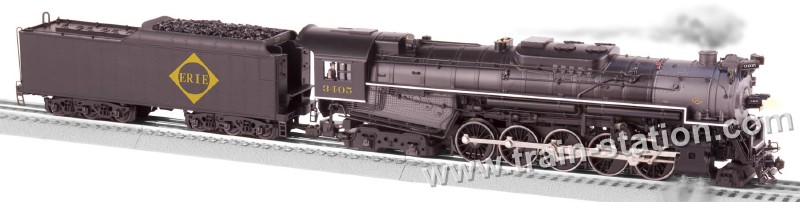 Lionel 0 ERIE #3405 2-10-4 LEGACY