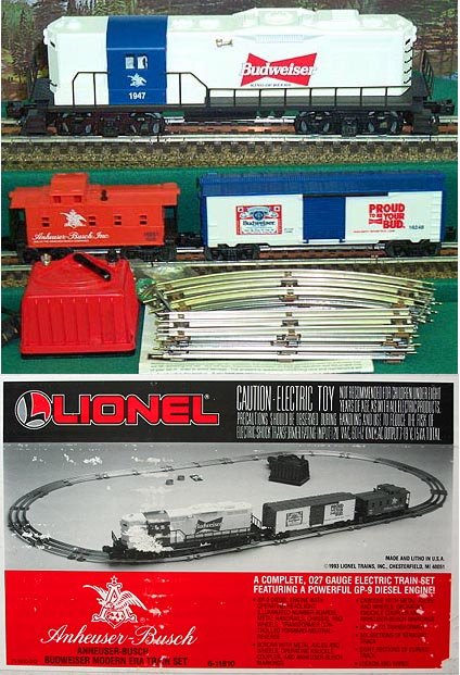 ANHEUSER-BUSCH BUDWEISER GP-9 DIESEL PROMO SET