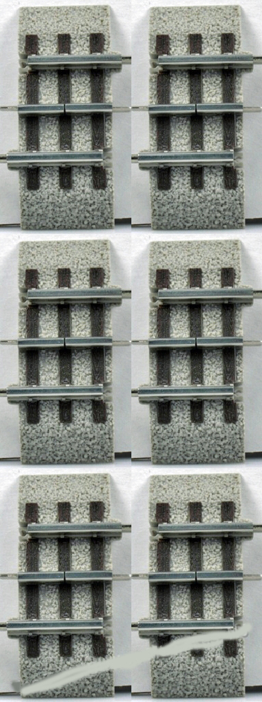 Lionel 0 BUNDLE PACK OF 6 ECTIONS OF 6-12073 FT 1 3/8 INCH