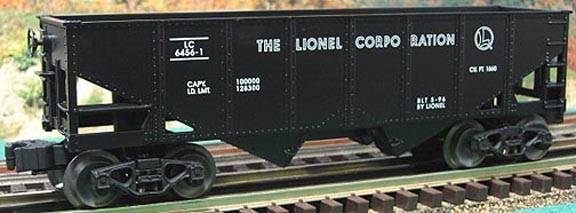 #6456-1 LIONEL CORP. 2-BAY 0-27 OPEN HOPPER