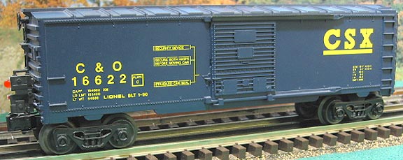 CSX BOXCAR W/BLINKING END-OF-TRAIN DEVICE