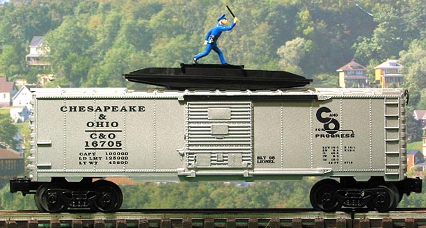 C & O COP AND HOBO CAR