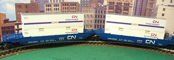CANADIAN NATIONAL MAXI-STACK FLATCAR