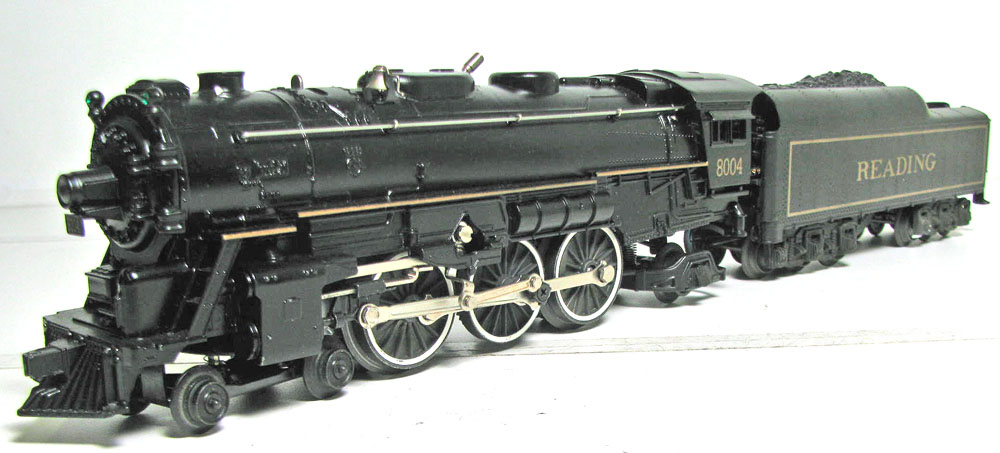 Lionel 0 READING 4-6-2 STEAM LOCOMOTIVE/TENDER (1989)