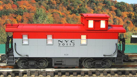 Lionel 0 NEW YORK CENTRAL SCALE STEELSIDE CABOOSE # 20112