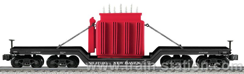 NH DIE CAST DEP.CENTER FLAT CAR W/TRANSFORMER Sept