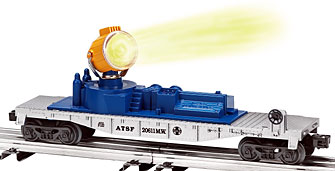 Lionel 0 SANTA FE OPERATING SEARCHLIGHT CAR FEB