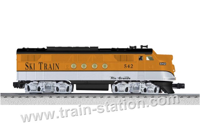 Lionel 0 RIO GRANDE NON-POWERED FT DIESEL A-UNIT