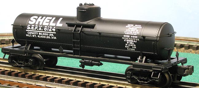 Lionel 0 LIONEL DIE-CAST SHELL TANKER