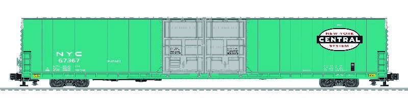 Lionel 0 NYC 86 HI-CUBE BOXCAR 2-PACK