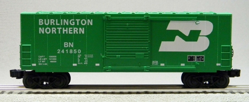 Lionel 0 BURLINGTON NORTHERN HIGH CUBE BOXCAR