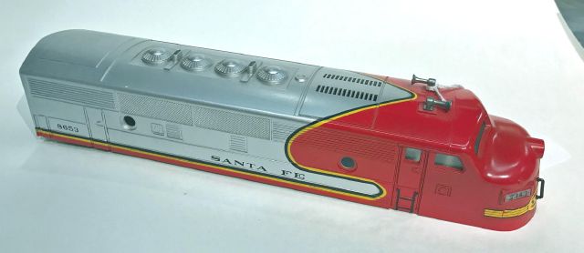 Lionel 0 6-8653 SANTA FE F3 SHELL