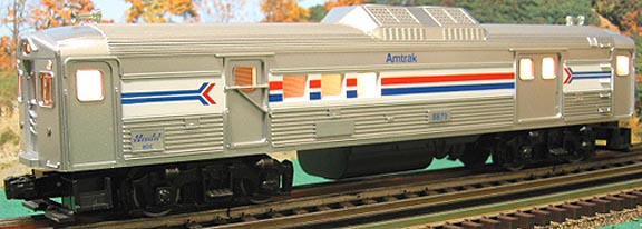 Lionel 0 AMTRAK RDC4 BAGGAGE/MAIL CAR DUMMY BUDD CAR