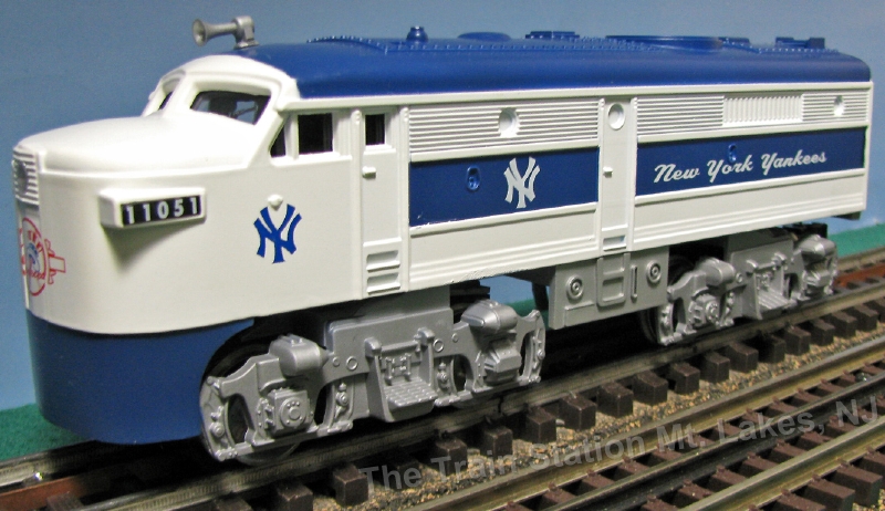 Lionel 0 NEW YORK YANKEES FA DIESEL LOCOMOTIVE #11051