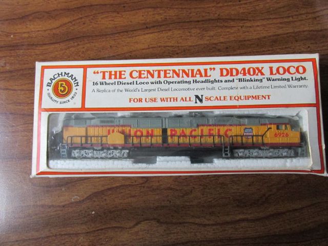 Lionel 0 BACHMANN 66551 N SCALE UP UNION PACIFIC DD40X 16 WHEEL LOCOMOTIVE