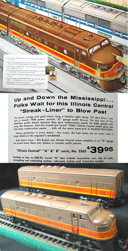 Lionel pw-2363-02 ic f3 ab