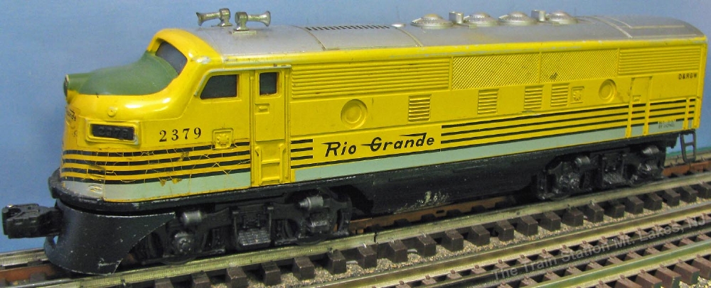 Lionel pw-2379-03 d&rg f3 a