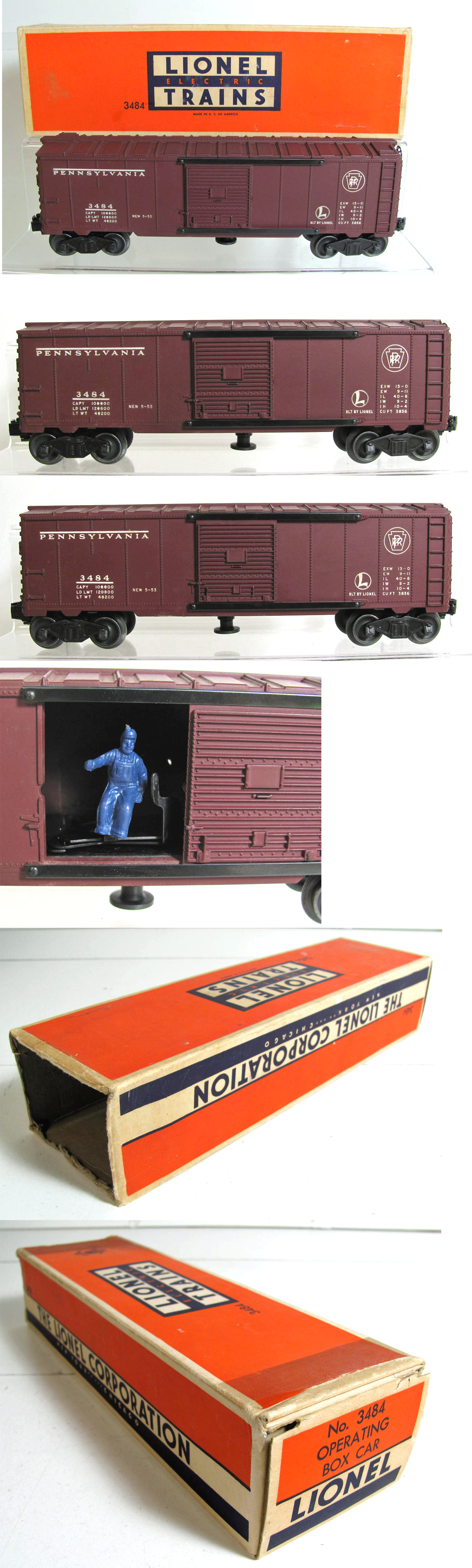 3484 PENNSYLVANIA OPERATING BOX CAR