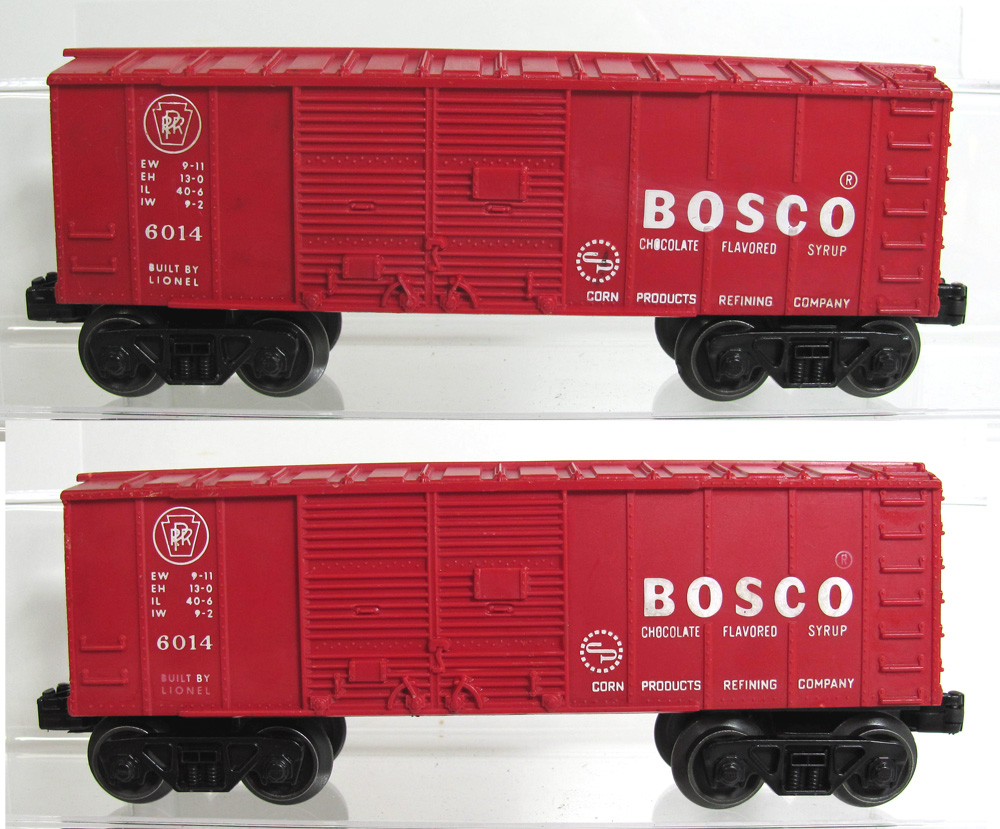 6014 RED BOSCO PRR BOX CAR