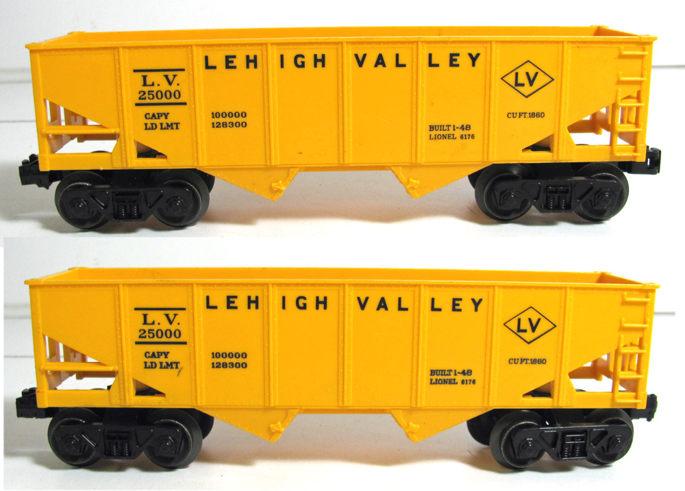 6176 YELLOW LEHIGH VALLEY HOPPER