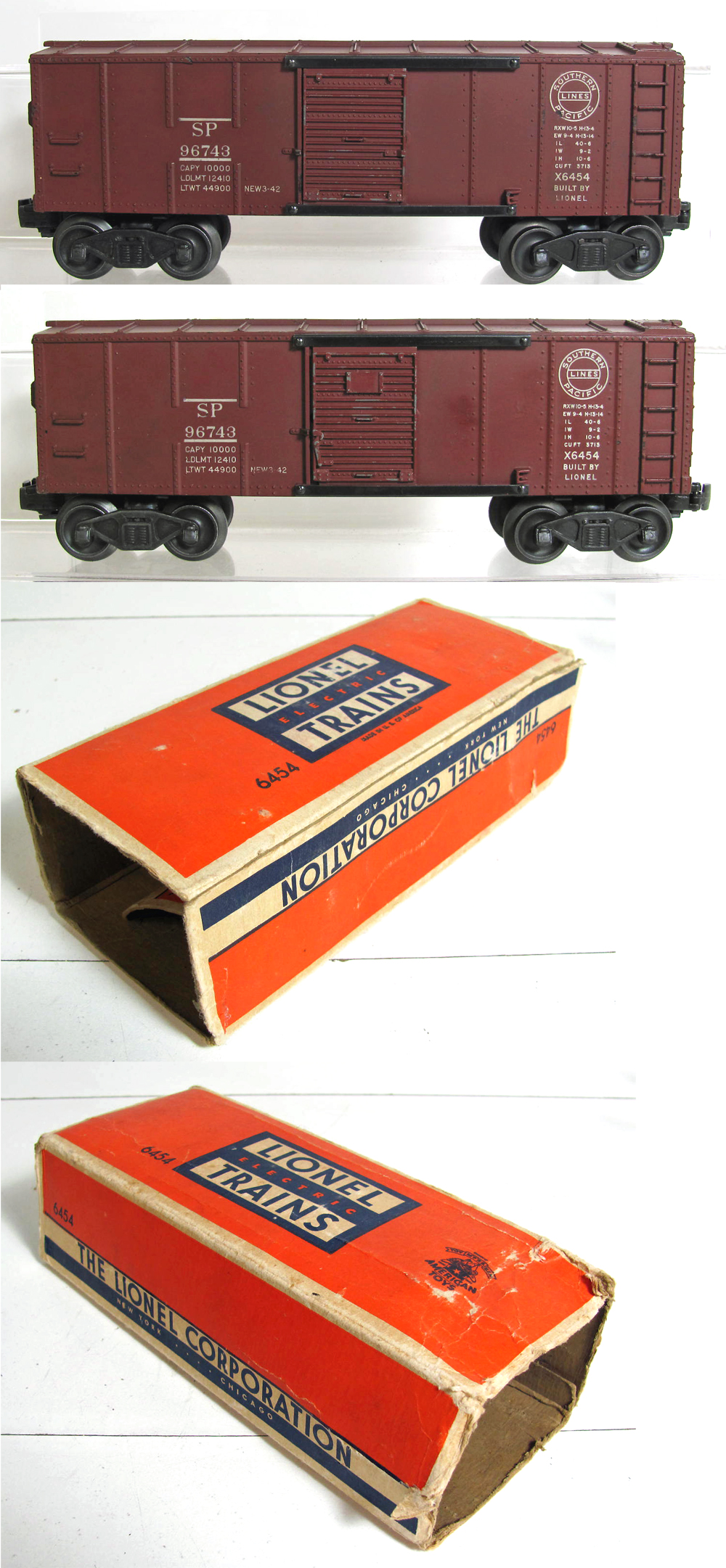 6454 SOUTHERN PACIFIC BOX CAR