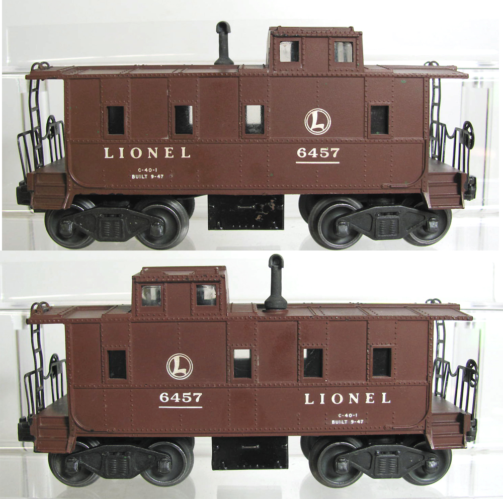 LIONEL LINES 6457 FULLY EQUIPPED CABOOSE