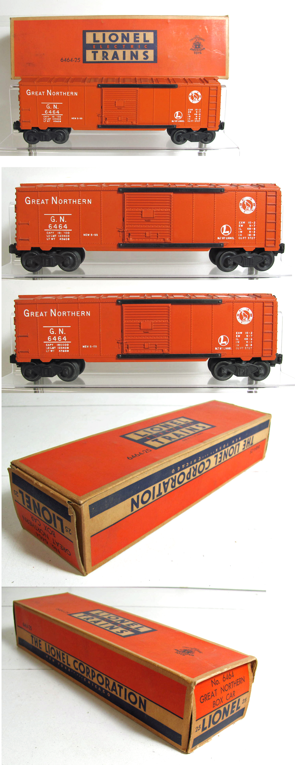 6464-25 GREAT NORTHERN BOX CAR