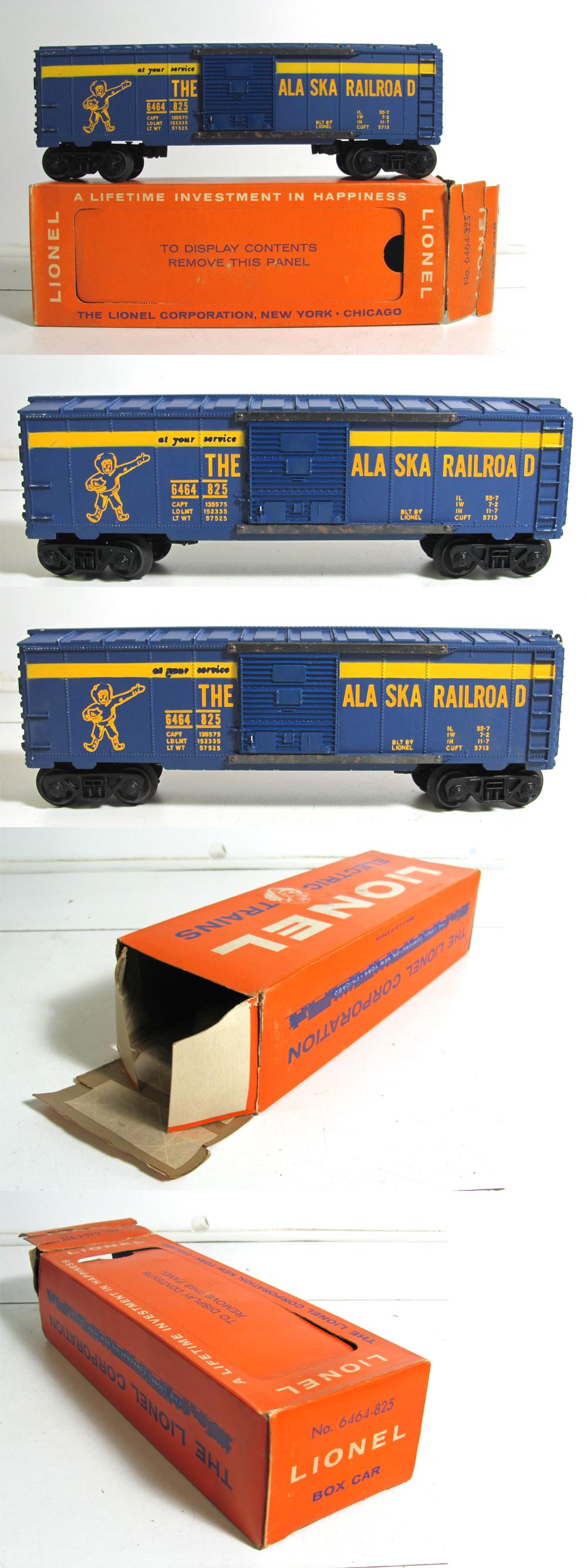 6464 ALASKA RAILROAD BOX CAR TYPE 3