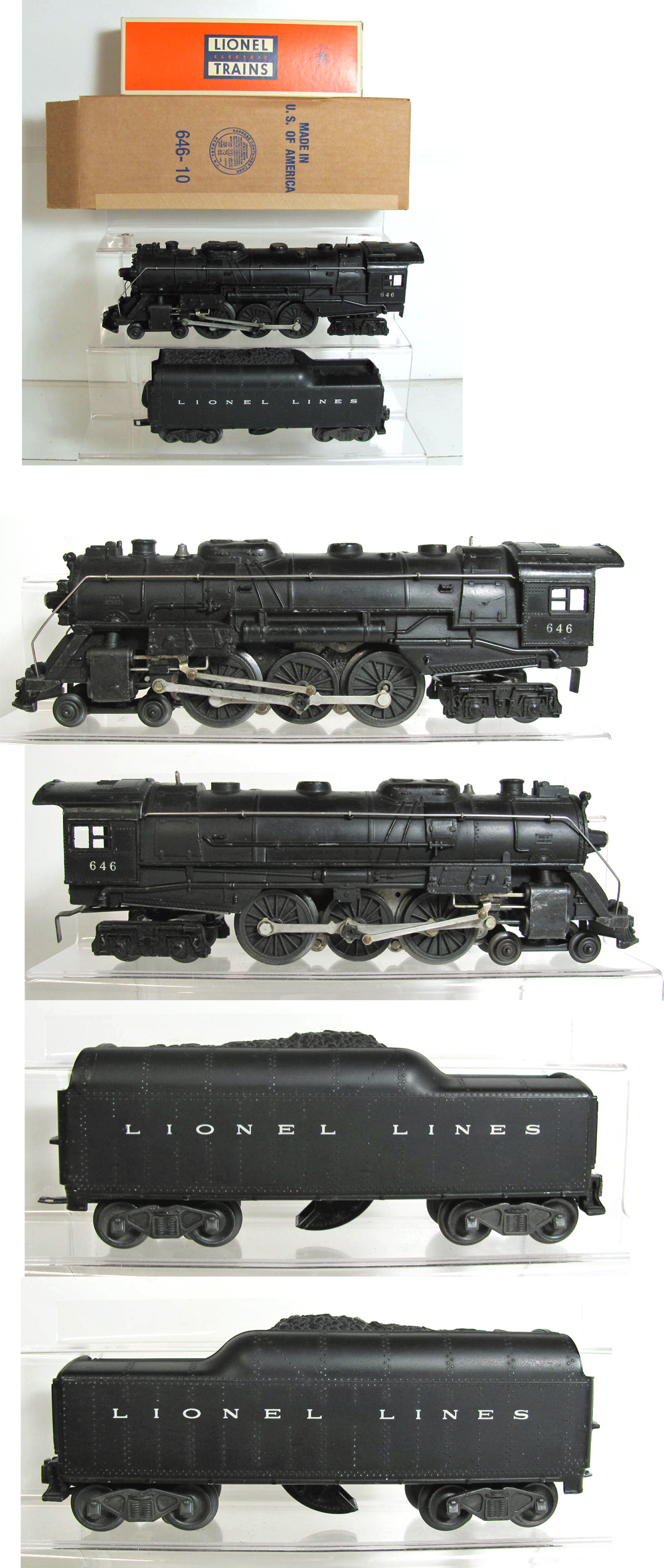 LIONEL 646 HUDSON 4-6-4 LOCO & TENDER