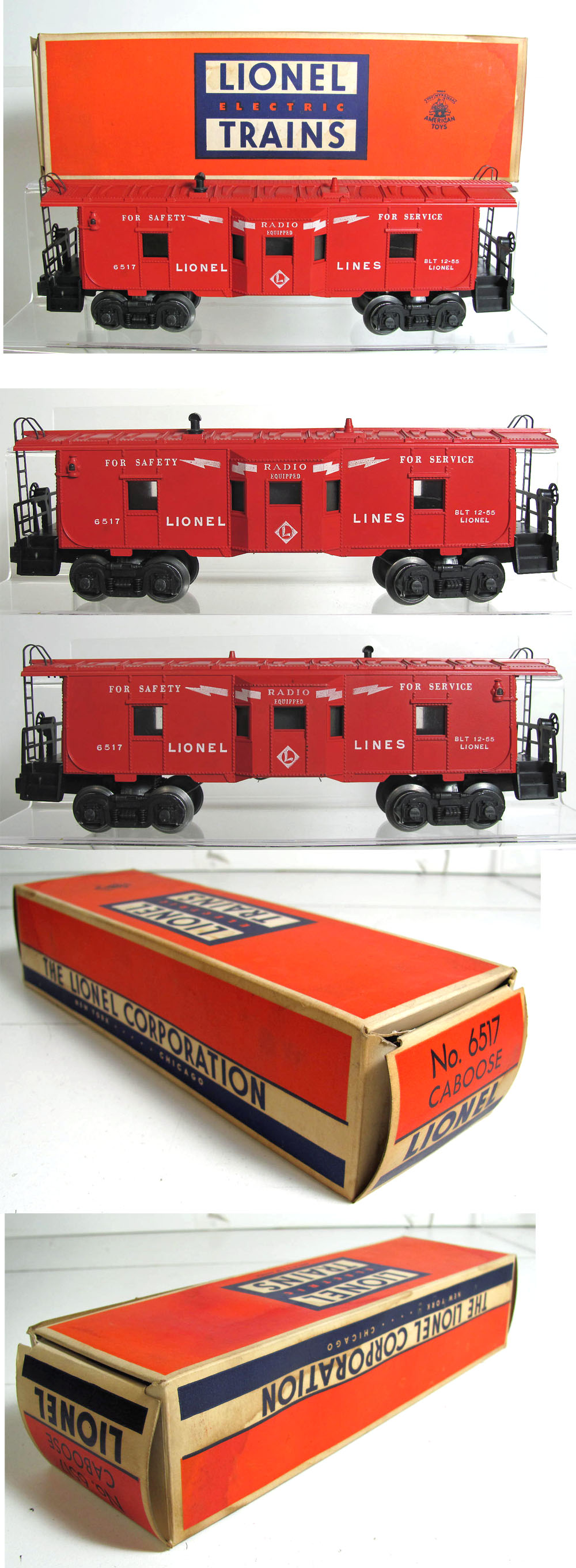 6517 LIONEL LINES BAY WINDOW CABOOSE
