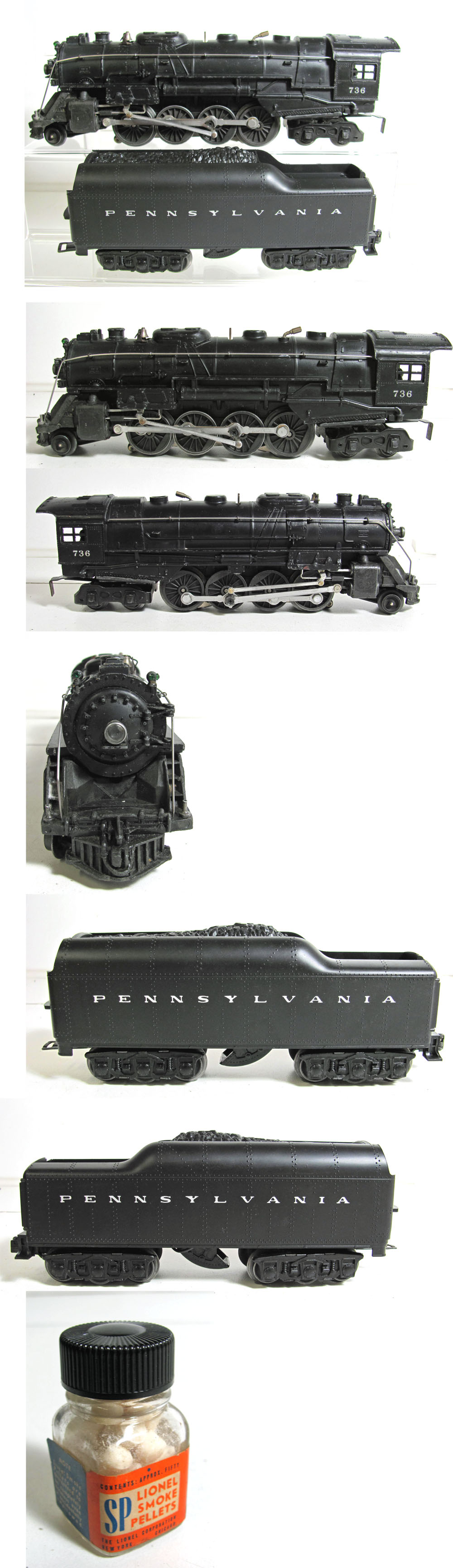 LIONEL 736 BERKSHIRE 2-8-4 STEAM LOCOMOTIVE