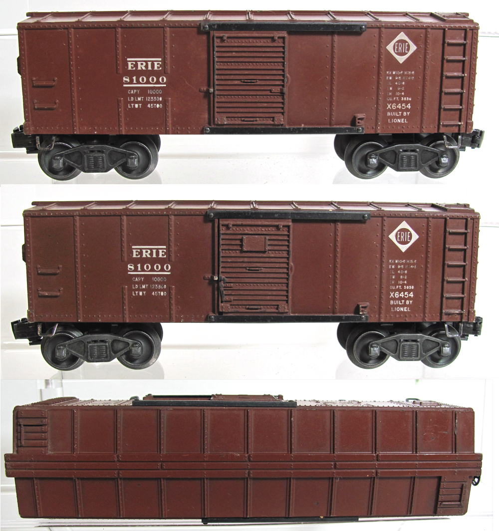 LIONEL X6454 ERIE BOX CAR